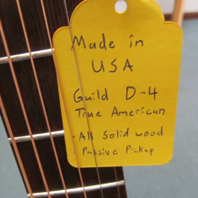 Guild True American D4 Made in USA Solid Wood Acoustic | Reverb