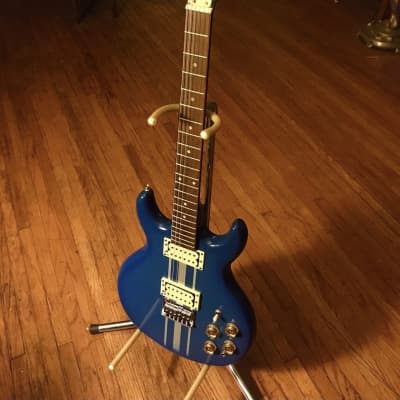 1982 Cort Solid Body Double Cut in Blue | Reverb