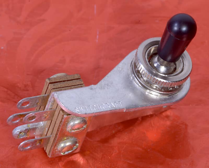 Switchcraft '80s Vintage 3 Way Pickup Selector Switch With | Reverb UK