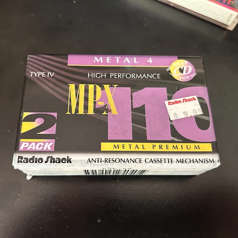 Radio Shack MP-x 110 1990s - NOS | 2-Pack Sealed Cassette | | Reverb