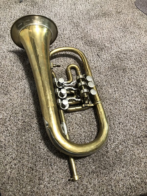 Wenzyl Rotary Valve Trumpet Flugelhorn Key of C - Needs Work | Reverb