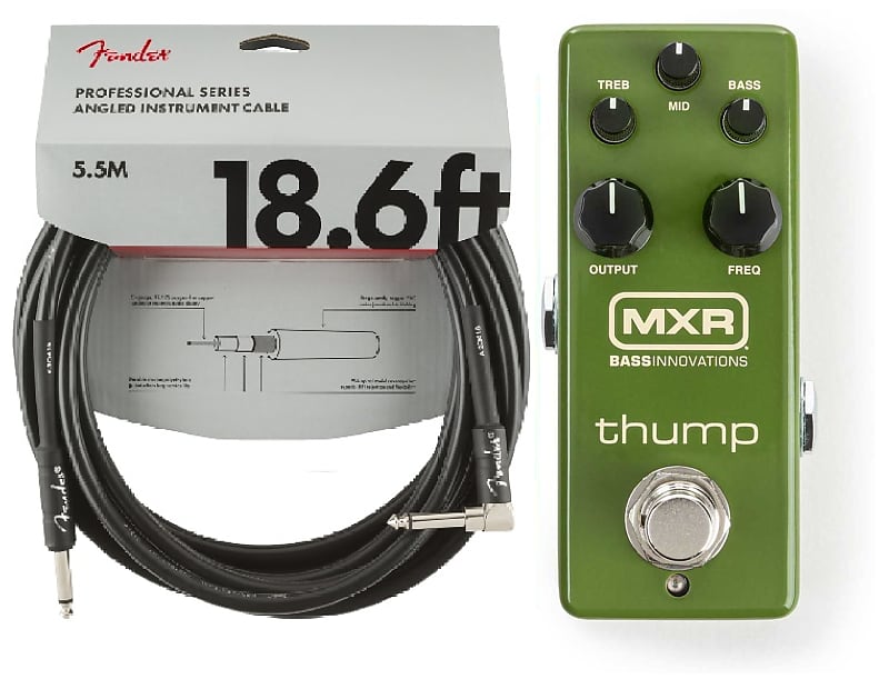 MXR M281 THUMP BASS PREAMP MINI EFFECTS PEDAL ECHOPLEX PREAMP | Reverb