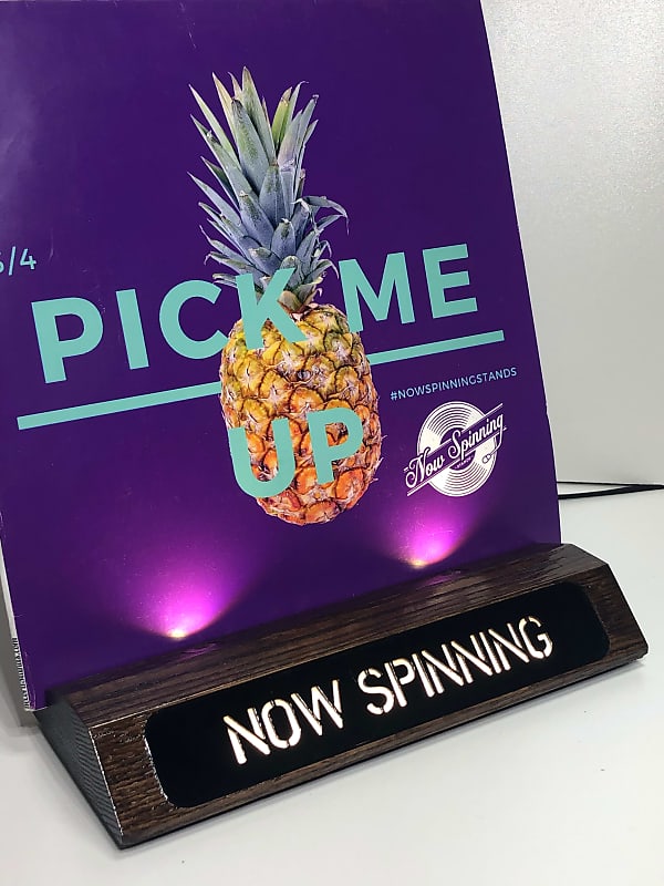 Now Spinning Stands - Illuminated Record Stand Album Holder | Reverb