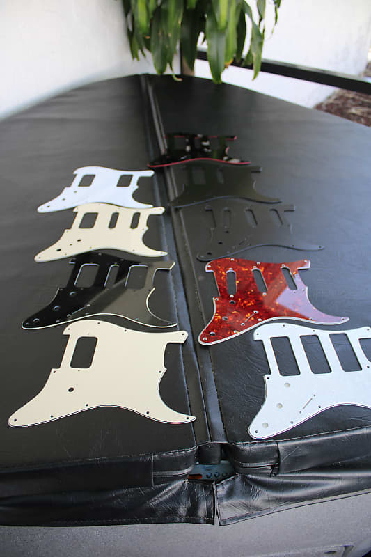 Strat Replacement Pickguards Bundle - 9 Pickguards | Reverb
