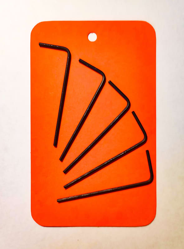 5 x Allen/Hex Key 0.050 for electric guitar | Reverb