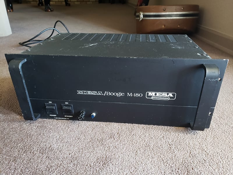 '84 RARE 180w Power Amp M-180 Mesa Boogie STR-415 Mark IIC+ | Reverb