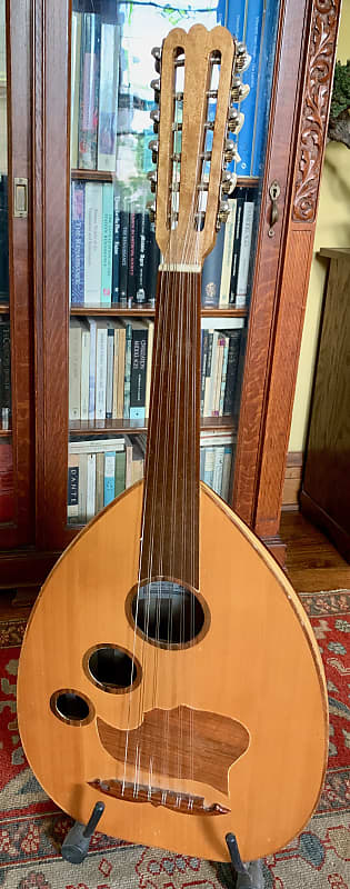 Ali Khalifeh custom made Oud Lute instrument with guitar | Reverb