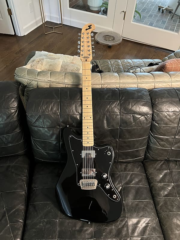 Partscaster Jazzmaster 12-String Black | Reverb