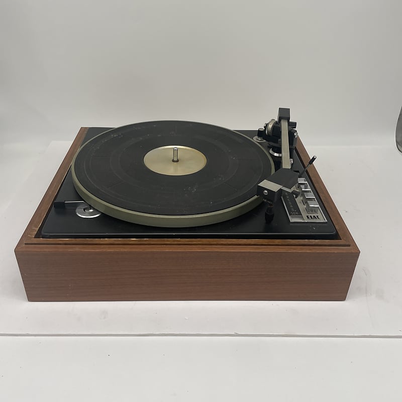 Elac 50H VTG Turntable Record Player Germany Wood 444 Cart | Reverb
