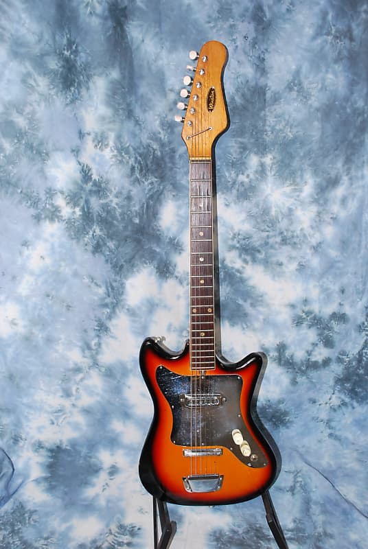Vintage 1960 Winston by Kawai Single Pickup Mirror Pickguard | Reverb
