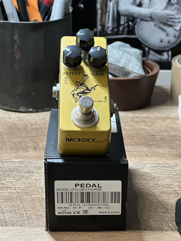 Moskey Audio Golden Horse Mini Klon Klone Overdrive OD Pedal | Reverb