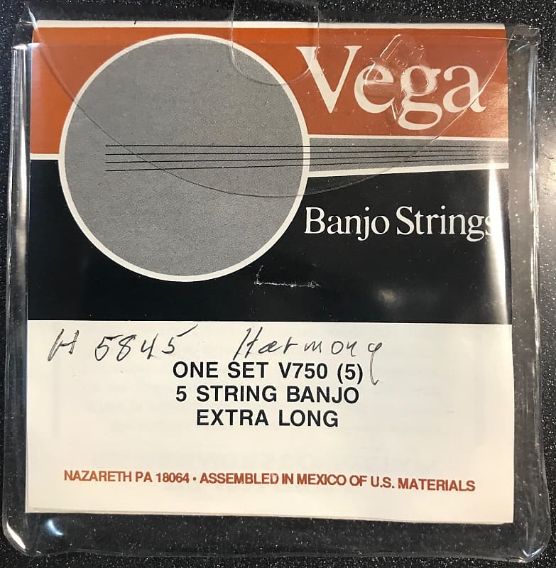 Vega by Martin V750 5-String Banjo Strings, 10-26 | Reverb