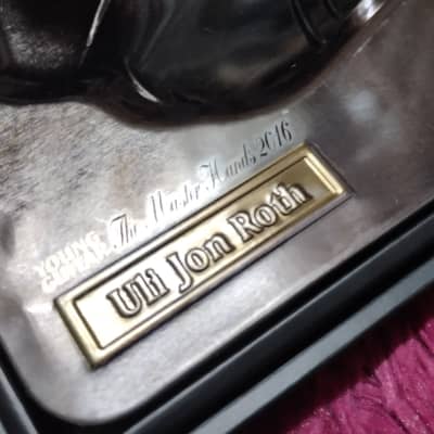 ULI JON ROTH Handprint Metal Plate Young Guitar Magazine | Reverb