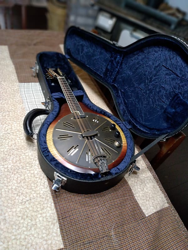 National resonator mandolin RM 1 2020 - walnut | Reverb