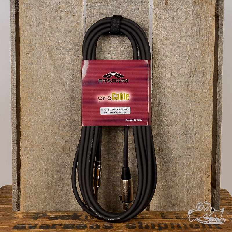 Stadium Cables Female XLR to 1/4 Instrument Cable High-Z - | Reverb