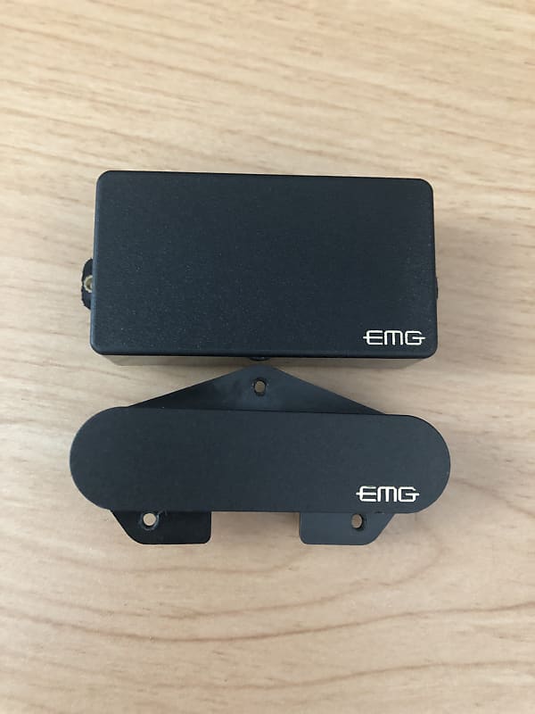 EMG Pickups Tele Humbucker T & HA Set Black | Reverb