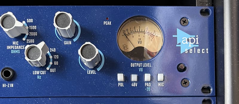 API Select T12 Tube Microphone Preamp - 2023 - Blue | Reverb