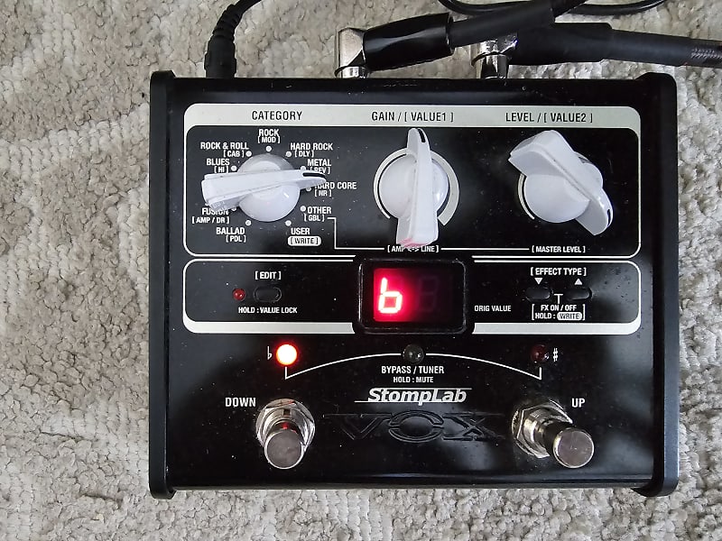 Vox SL1G StompLab IG Modeling Guitar Processor 2010s - Black | Reverb