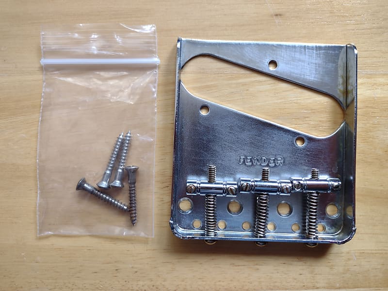 Fender Telecaster Bridge for Thinline/60's Tele, Medium-Heavy | Reverb