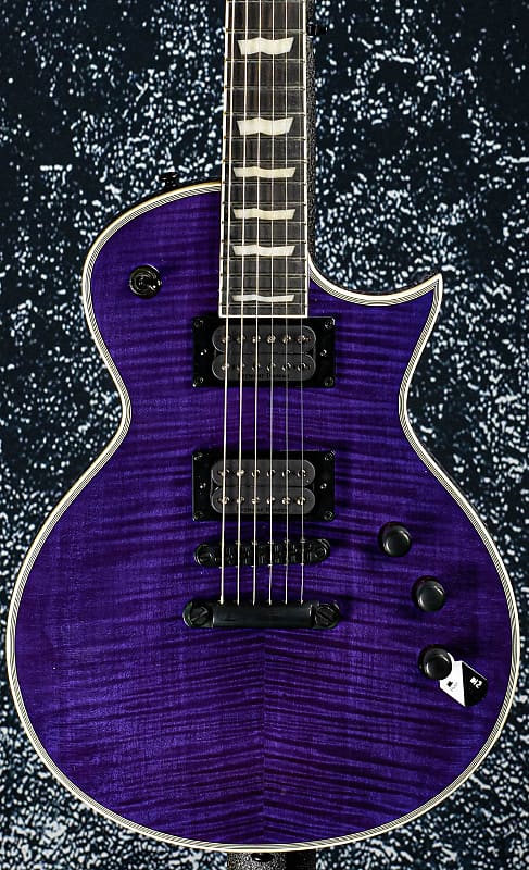 LTD Eclipse EC-1000 See Thru Purple W/ESP Case | Reverb