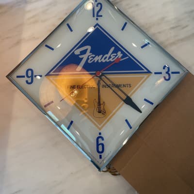 PAM Dealer Fender Clock 1965 | Reverb