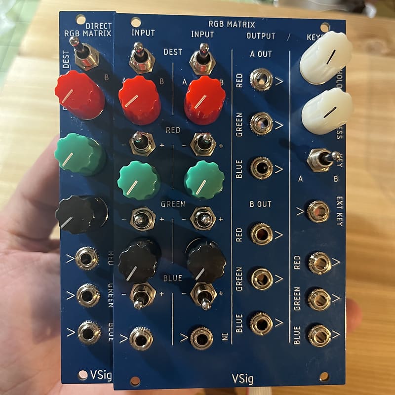 Visible Signals RGB Matrix LZX format video synth module | Reverb