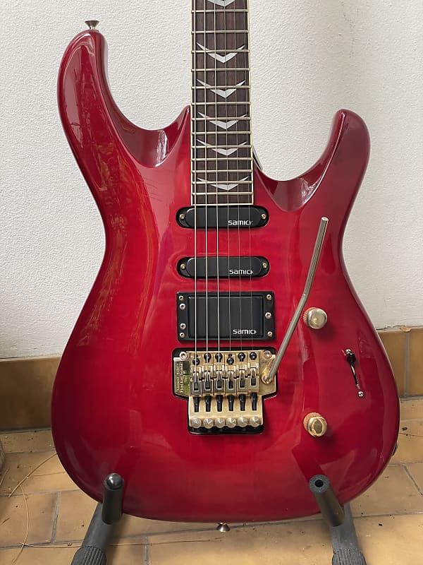 Samick SR-660 1993 - Antique Red Sunburst | Reverb UK