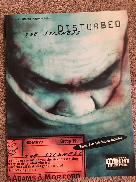 Disturbed - The Sickness - Guitar and Bass tab / tablature | Reverb