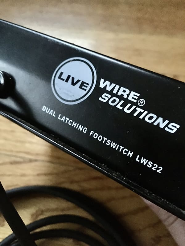 Live Wire Dual Latching LWS22 FootSwitch Electric Guitar | Reverb