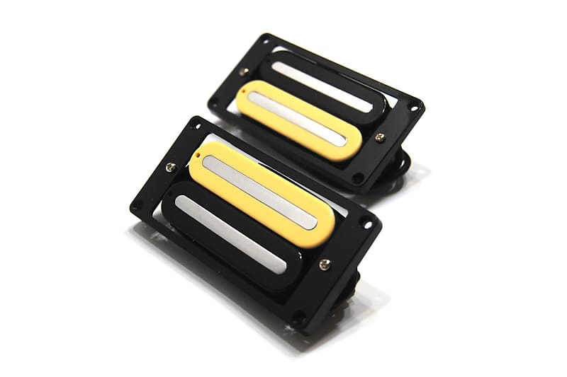 Zebra artec super power rail humbucker pickups set | Reverb
