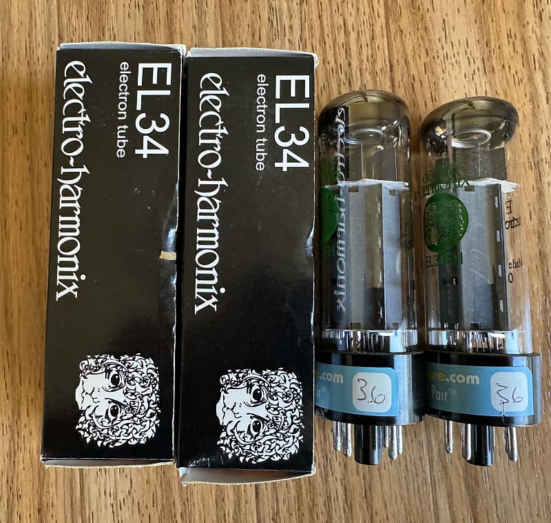 Electro-Harmonix EL-34 - Perfect Matched Pair | Reverb