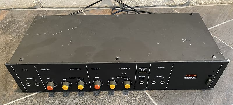 Fostex Model. 3180 Reverb Unit 1980's - Black | Reverb