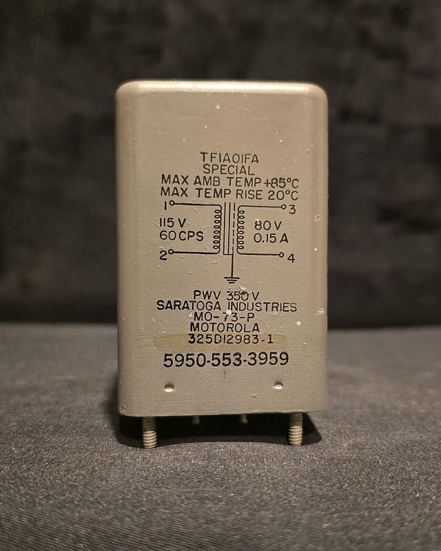 Vintage Saratoga Motorola PWV 350 Tube Amplifier | Reverb Australia