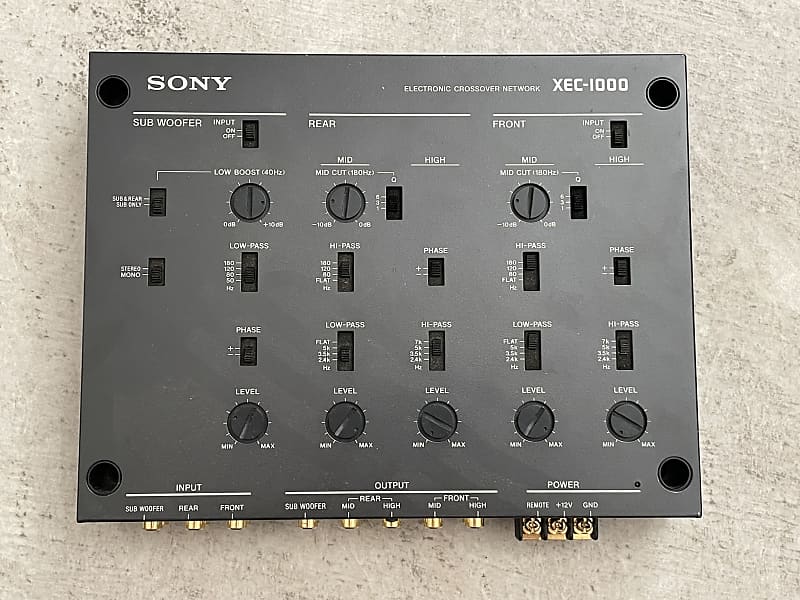 1989 Sony XEC 1000 - Black | Reverb