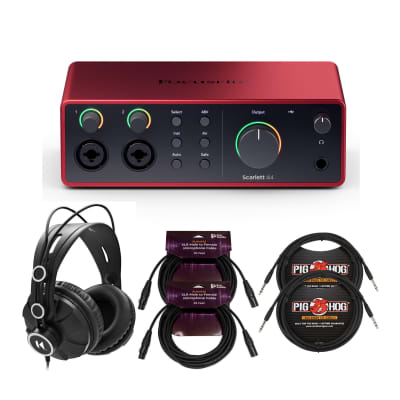 Focusrite Scarlett 4i4 3rd Gen 4x4 USB Audio Interface Bundle | Reverb