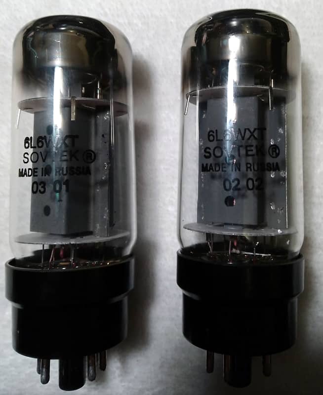 SOVTEK 5881 6L6 Matched Pair Low Hours | Reverb