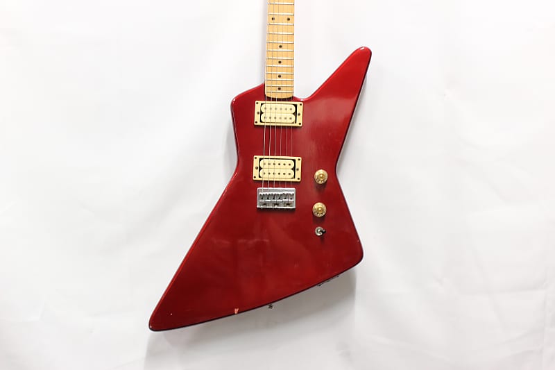 Lotus Explorer Electric Guitar Metallic Red | Reverb