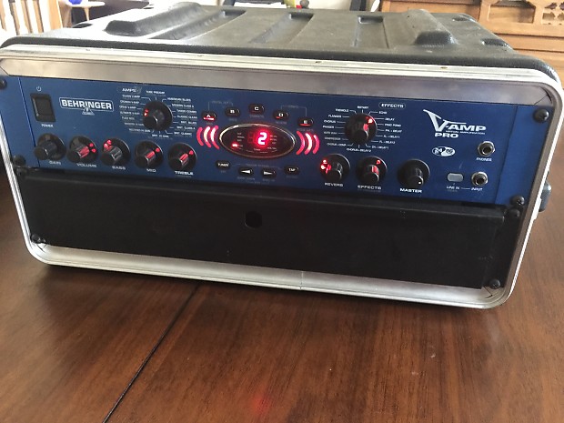Behringer V-amp pro + rack + foot controller = complete setup | Reverb