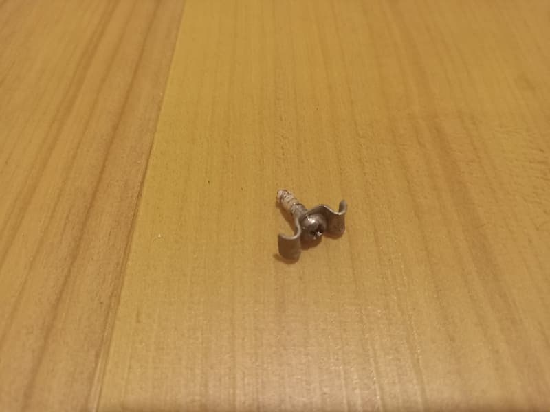 Vintage 1960's Fender Electric Guitar String Tree w/ Mounting | Reverb