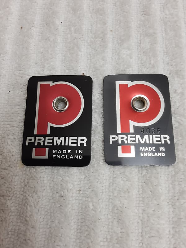 Premier Badge 1970 Red/Black 2 | Reverb