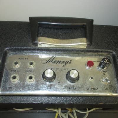 Manny's R-1 Reverb Unit 1960s - Black/NYC/Legendary | Reverb