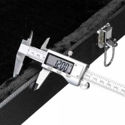 Universal Square Bass Guitar Hard Case Wooden Shell Lockable | Reverb