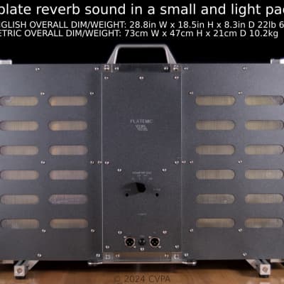 CVPA PlateMic - Compact Analog Stereo Plate Reverb - Class-A | Reverb