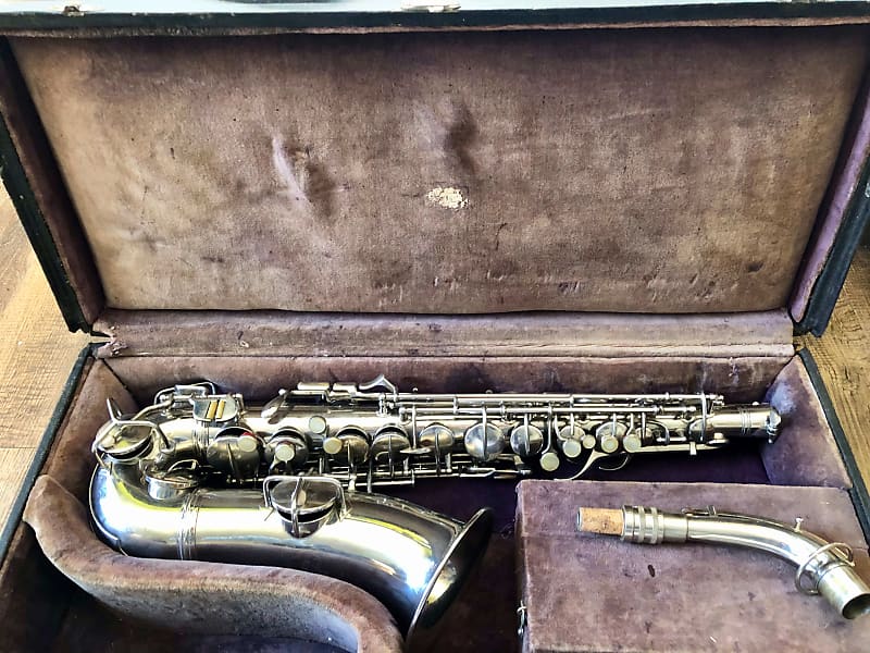 Conn Transitional Alto Saxophone 242xxx Nickel plated | Reverb