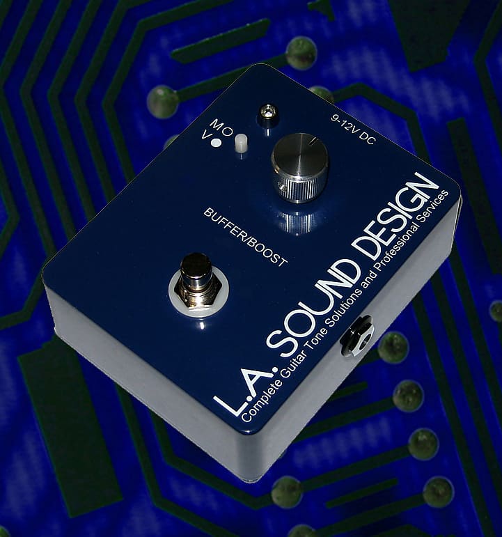 L.A. Sound Design BB-01 BUFFER/BOOST PEDAL - Blue | Reverb