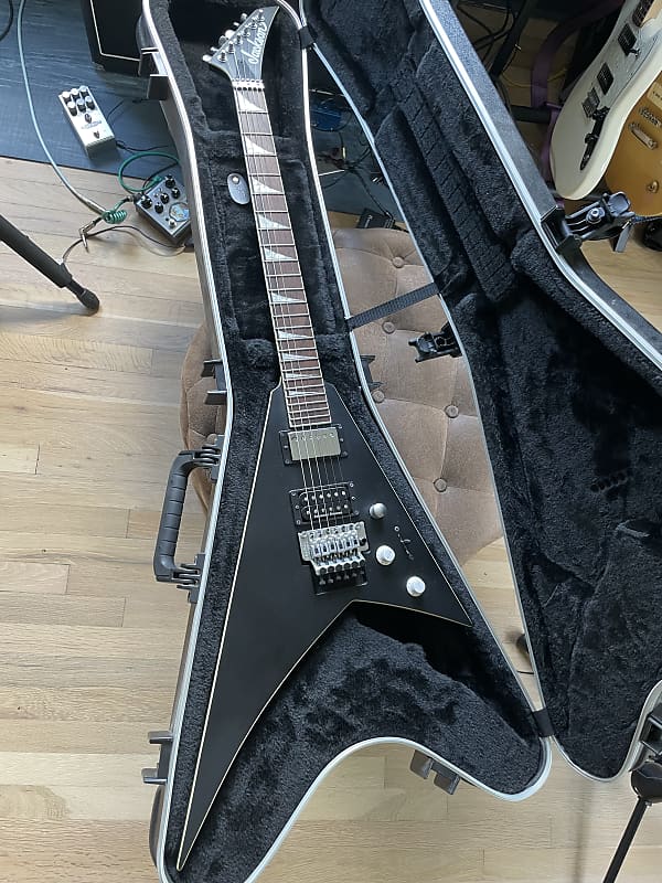Jackson X Series RRX24 Rhoads Satin Black V w Case | Reverb