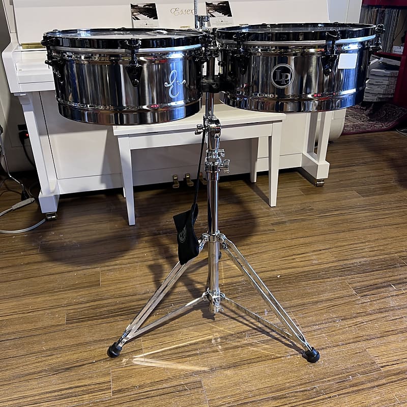 LP® 14/15 STEEL BLACK NICKEL HARDWARE E-CLASS TIMBALES | Reverb