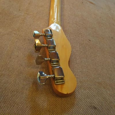 Raven Tele style short scale Bass 1960? butterscotch blonde | Reverb