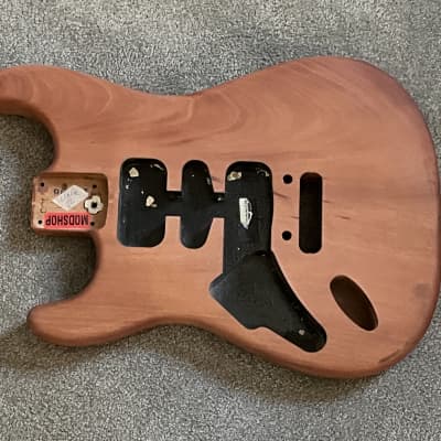 Lefty Fender American mod shop Stratocaster guitar | Reverb France