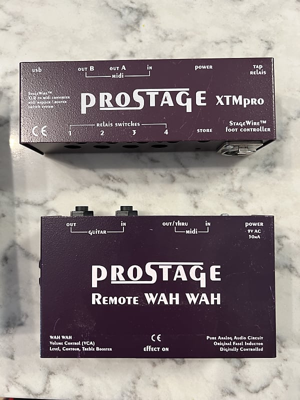 Prostage Remote Wah and XTMPro | Reverb
